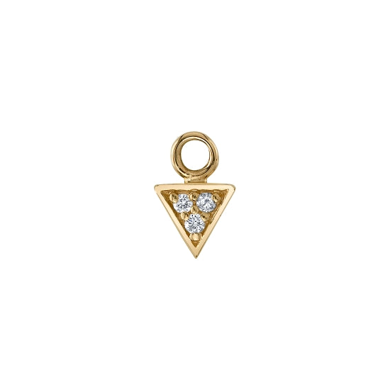 Micro Pave Triangle Charm | 101 Piercing | BVLA