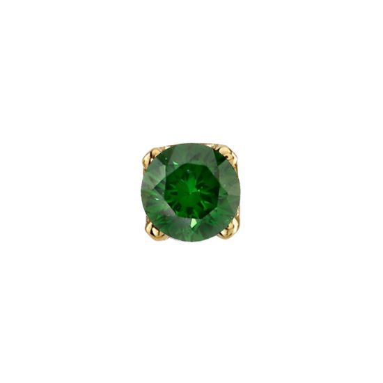 Forest Green Diamond Round | 101 Piercing | BVLA