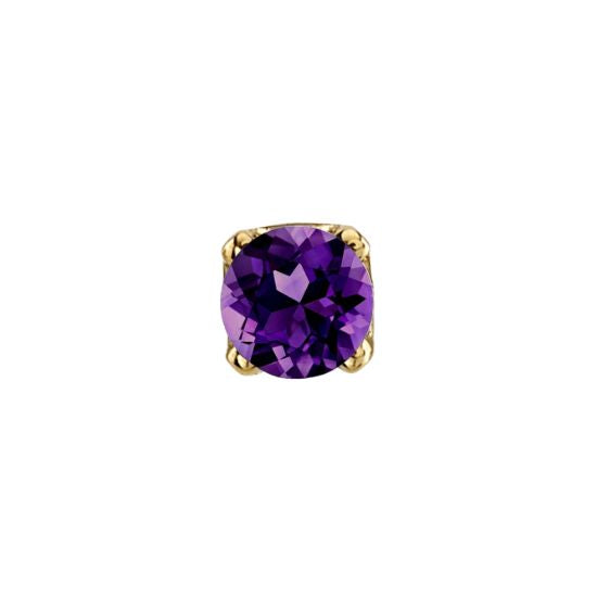 Purple Diamond Round | 101 Piercing | BVLA