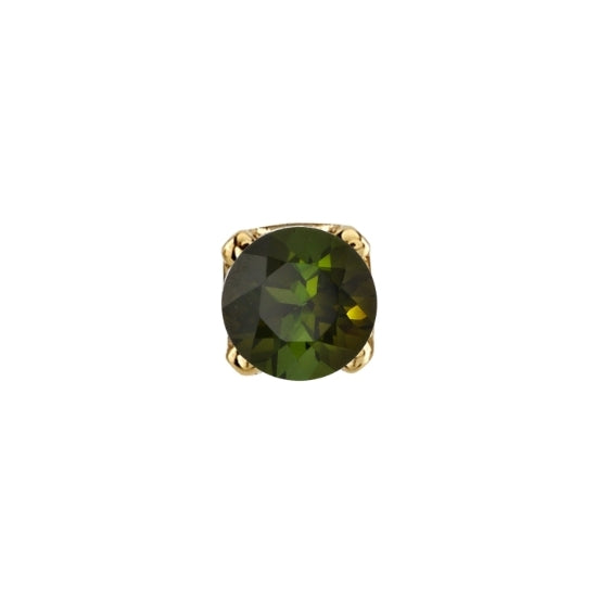 Green Tourmaline Round | 101 Piercing | BVLA