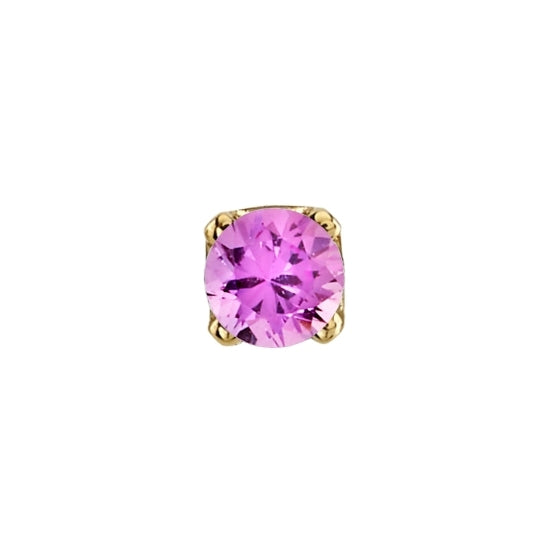 Pink Sapphire Round | 101 Piercing | BVLA