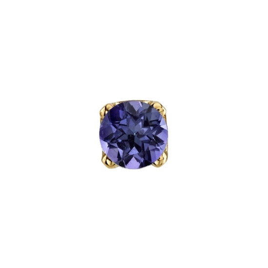 Iolite Round | 101 Piercing | BVLA